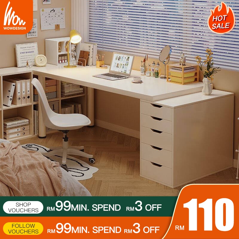 Meja Belajar Study Table Student Writing Table Computer Table With ...