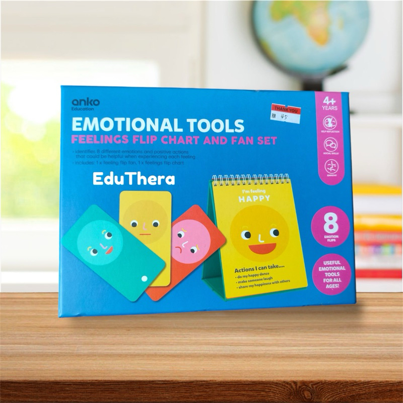 [Australia] Anko Emotional Tools Feelings Flip Chart & Fan Set ...