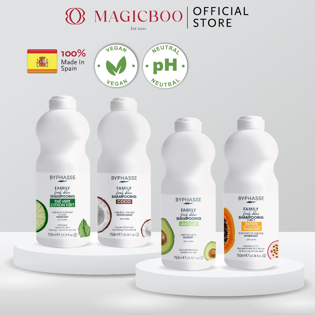 Magicboo Byphasse Family Fresh Delice Shampoo - 750ml / Hair Mask ...