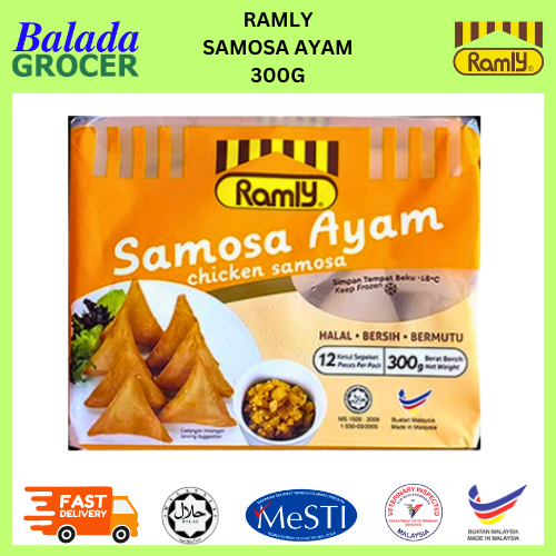 *SANGAT SEDAP & ISI PADAT* KUIH SAMOSA AYAM JENAMA RAMLY (HALAL DARI ...