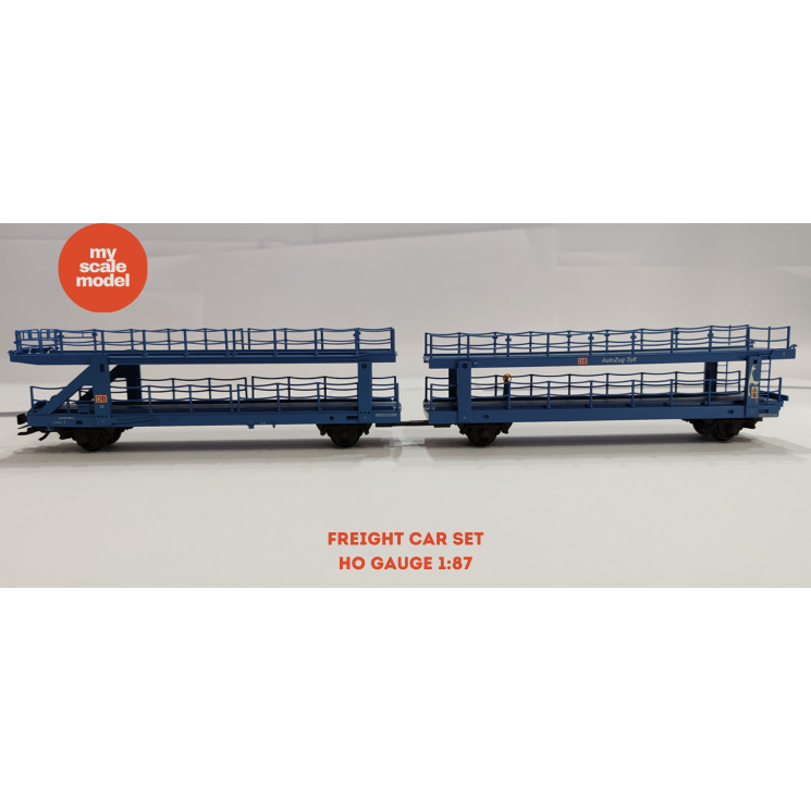 MARKLIN Car Set - 6 "Sylt" Bilevel Auto Transport Cars (Delta) | HO ...