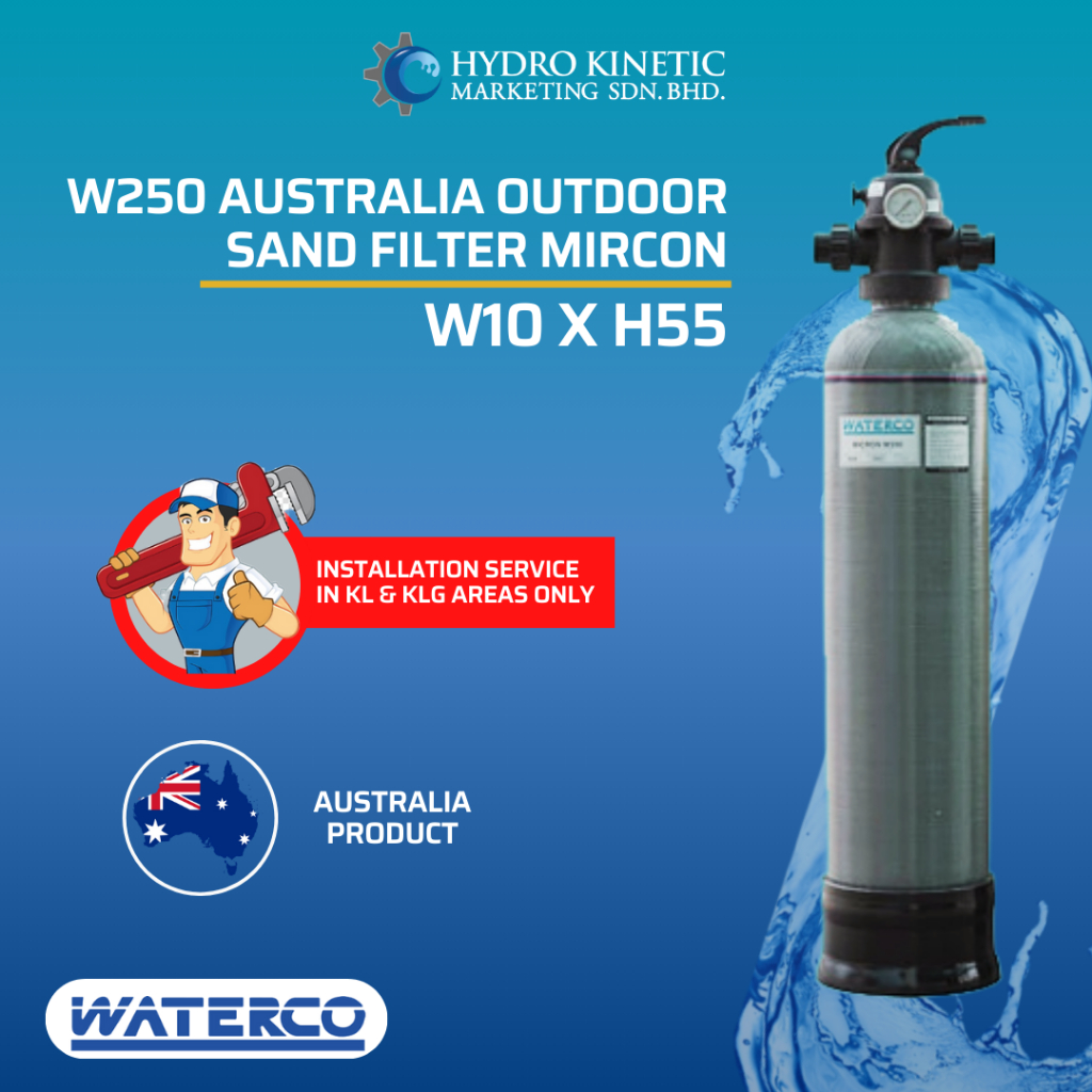 WATERCO W250 Australia Outdoor Sand Filter Mircon (W10 xH55 ...