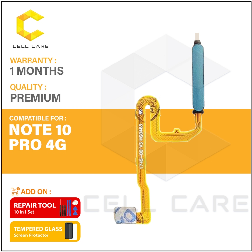 CellCare Fingerprint Finger Button Sensor Flex Cable Ribbon Compatible ...