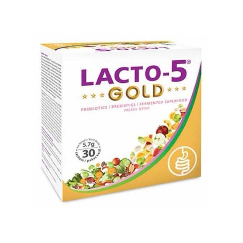 Lacto-5 Gold Pre & Probiotic Sachet (30s) | Shopee Malaysia