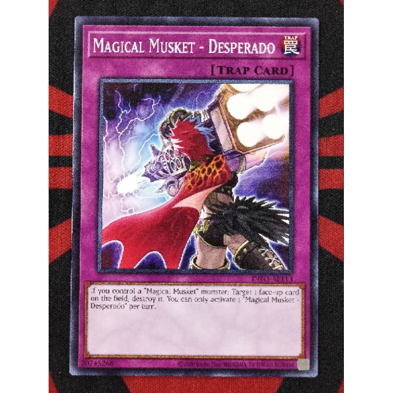 YUGIOH KONAMI INFO-AE113 Magical Musket - Desperado (Common) | Shopee ...