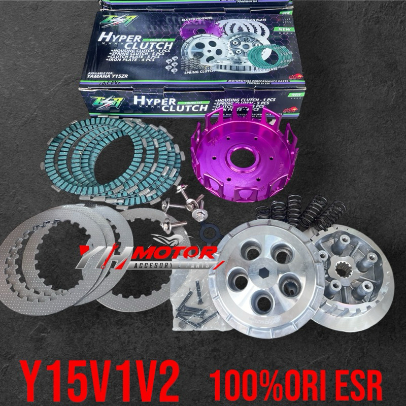 HYPER CLUTCH COMBO SET ESR RACING COMPLATE SET Y15/V1/V2/ | Shopee Malaysia