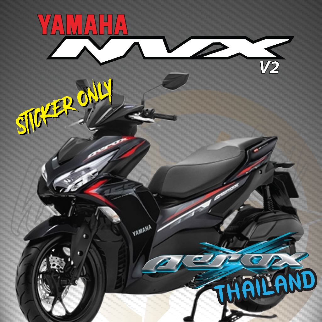 STRIPE MOTOR YAMAHA NVX / AEROX 155 V2 THAILAND 2023-2024 (35) CUSTOM ...