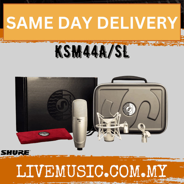 Shure KSM44A/SL Large Diaphragm Condenser Microphone ( KSM44A-SL ...