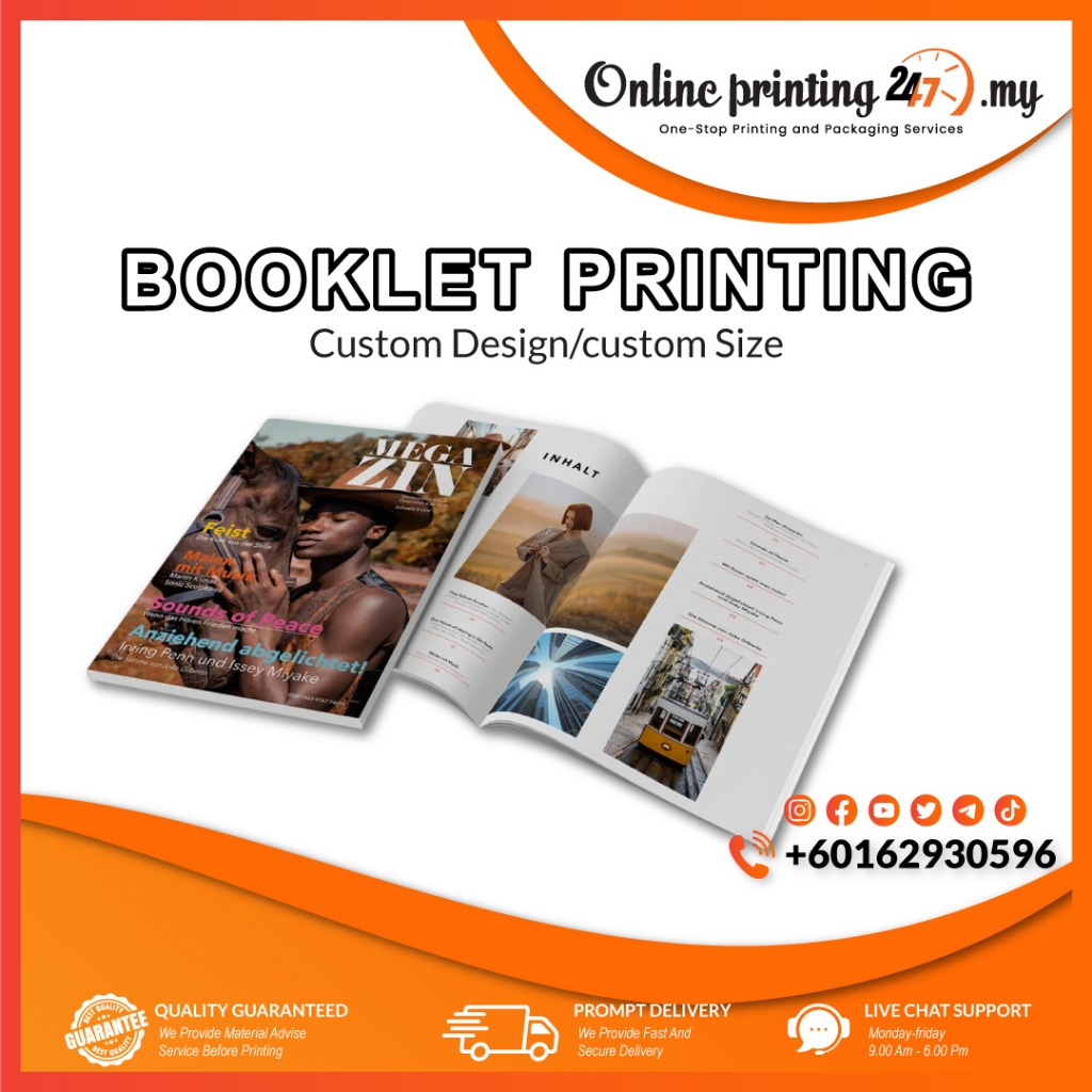Booklet Printing (Saddle Stitch Booklet) Art Paper, Art Paper, A4 ...
