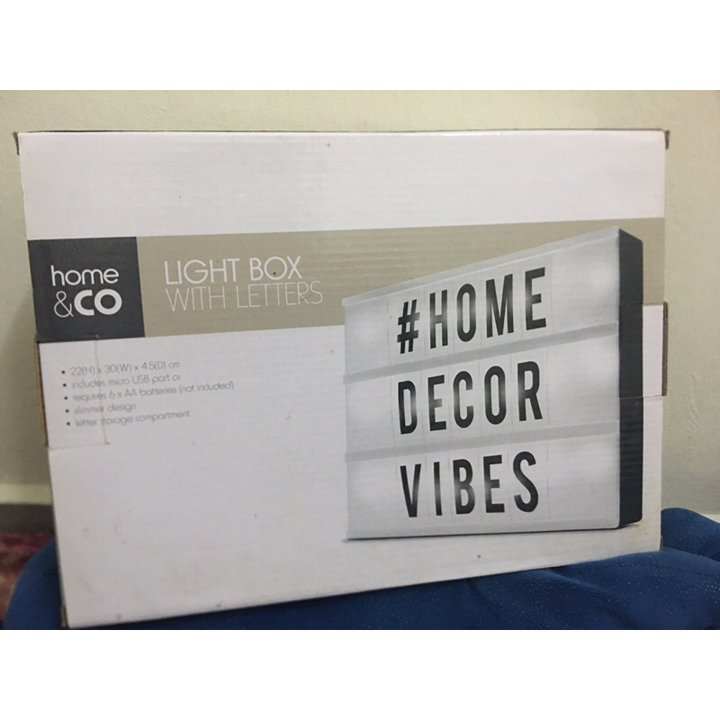 Light Box With Letters from Kmart | Shopee Malaysia