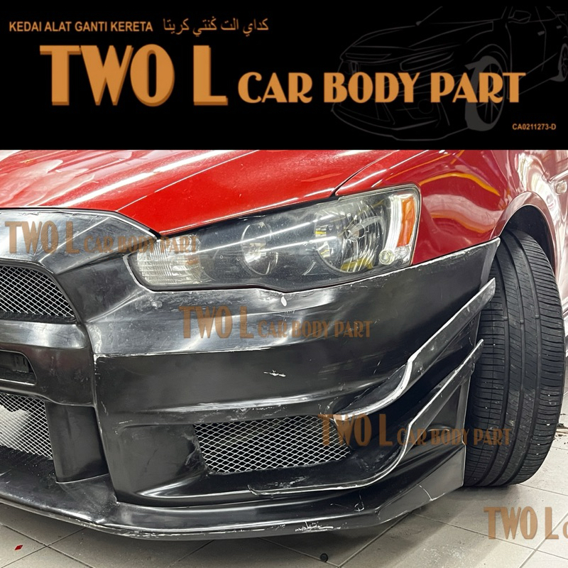 lancer inspira front bumper model varis v1 fibre material | Shopee Malaysia