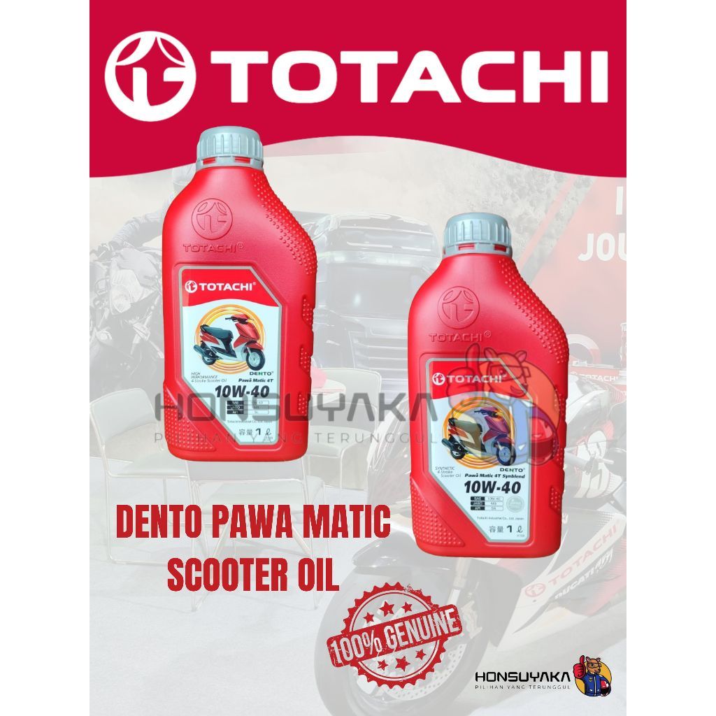 TOTACHI DENTO PAWA MATIC SCOOTER WITH GEAR OIL | Shopee Malaysia