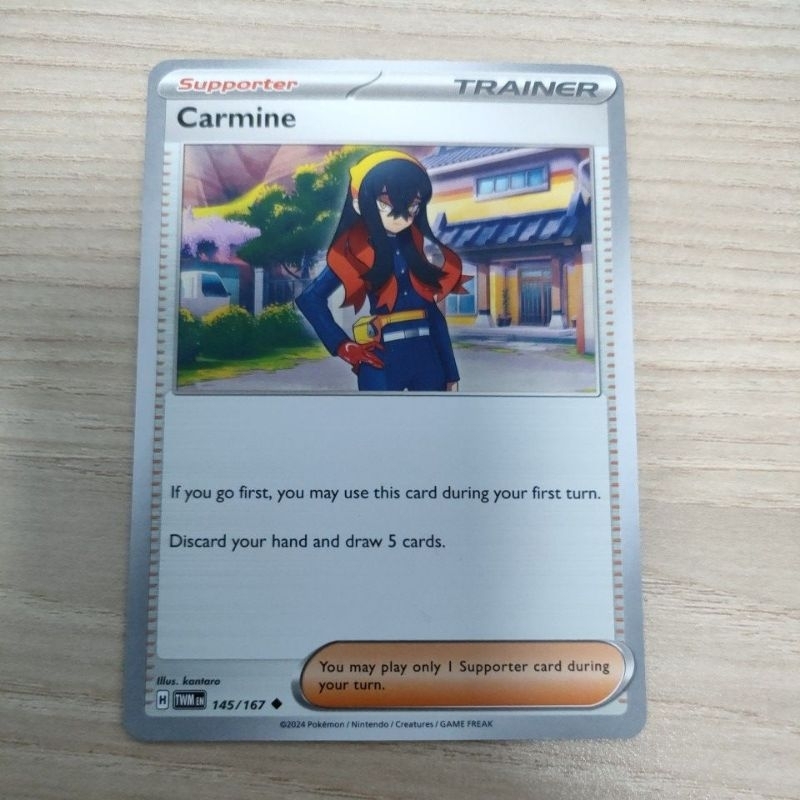 Carmine 145/167Pokemon TCG Card PTCG Collection Tool Card Item Card ...