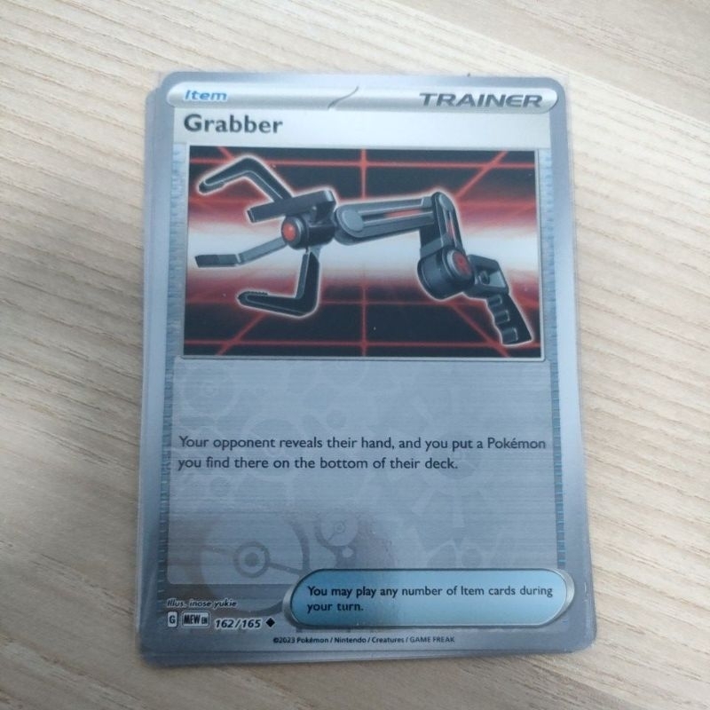 Grabber 162/165 151 Pokemon TCG Card PTCG Collection Tool Card Item ...
