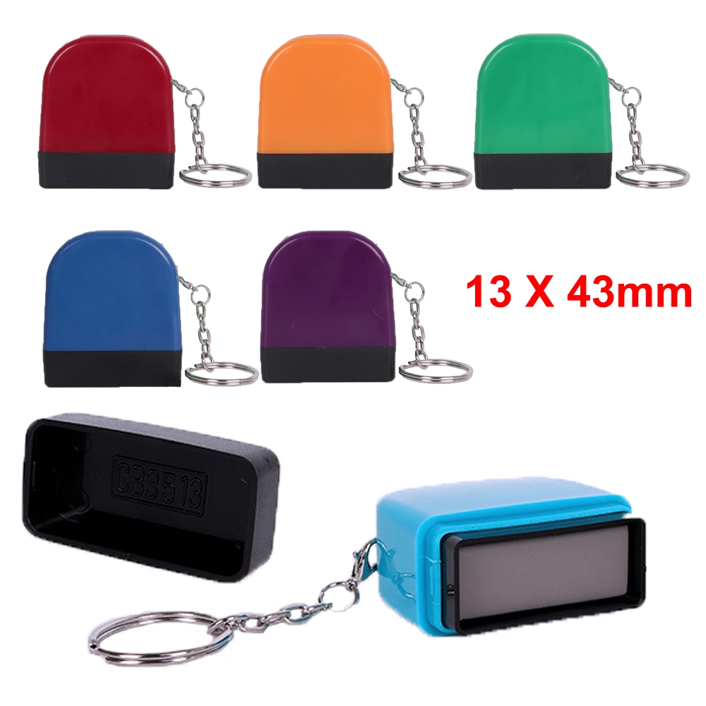 13X43MM FLASH STAMP / KEYCHAIN FLASH STAMP CASING / PRE INK STAMP / COP ...