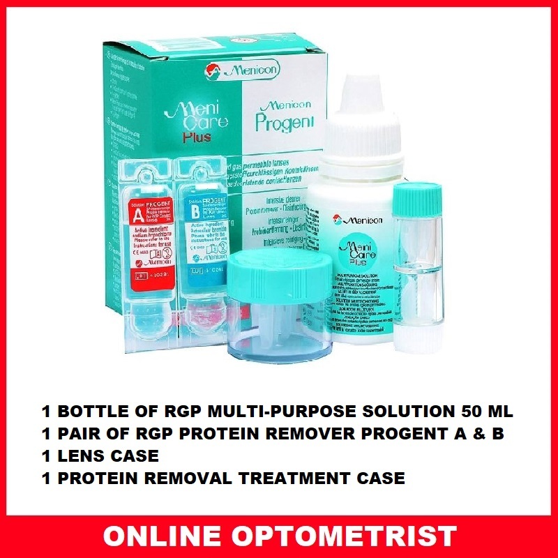 Menicon Menicare PLUS Starter Kit Suitable For All Types Of RGP And Ortho-K Lenses EXPIRY 02/ ...