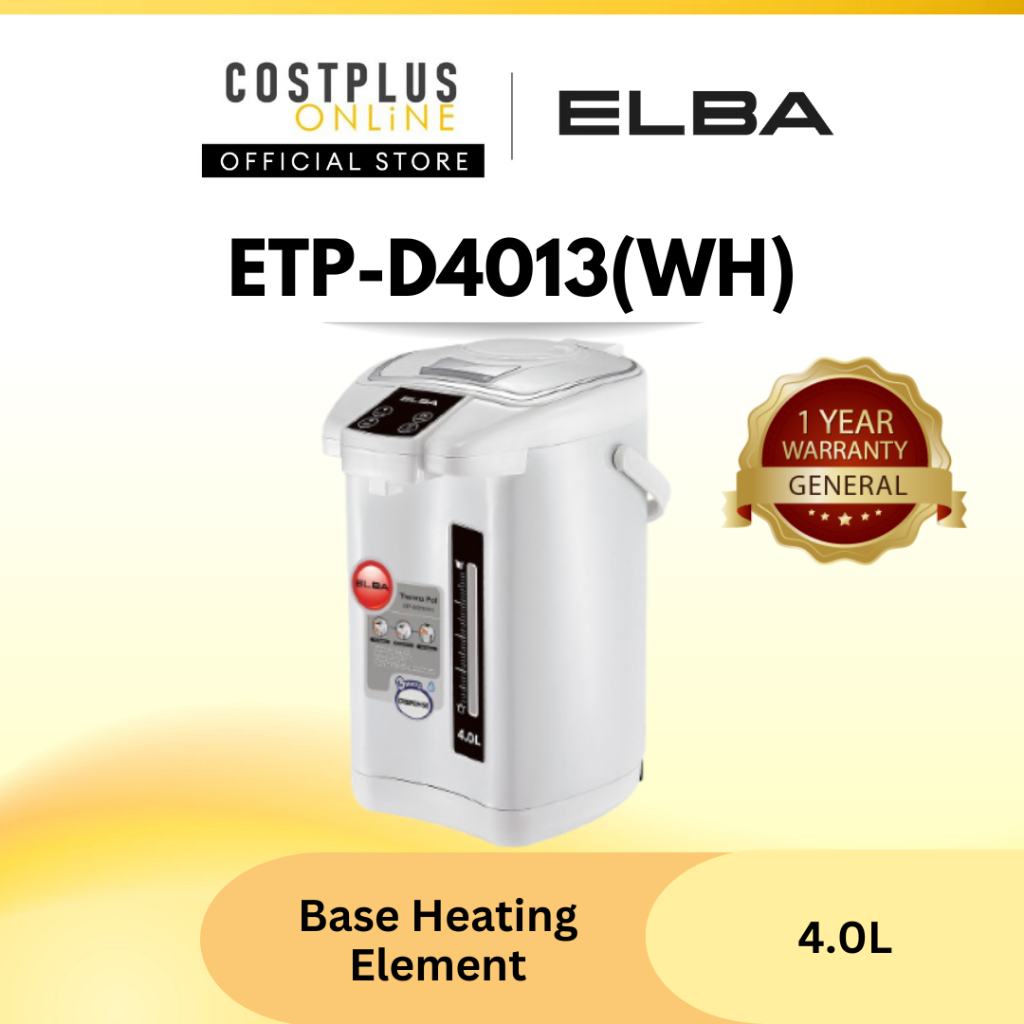 ELBA ETP-D4013(WH) 4.0L - Thermo Pot 电热水壶 | Shopee Malaysia
