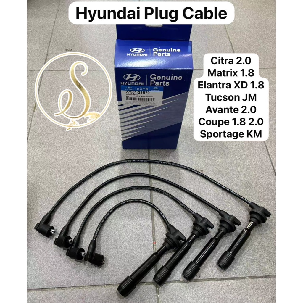 (100% ORIGINAL) HYUNDAI PLUG CABLE NAZA CITRA MATRIX COUPE TUCSON JM ...