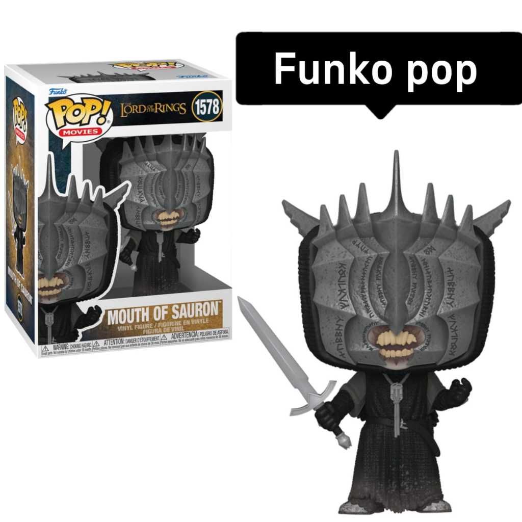 Original Funko Pop! Movies The Lord Of The Rings 1578 Mouth Of Sauron ...