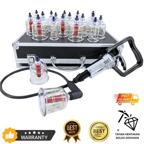 Set Bekam 19cup Raja Bekam Premium Quality Hijama Cupping [FREE 6 VIDEO TUTORIAL BEKAM] | Shopee ...