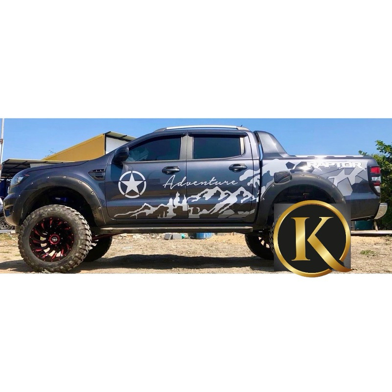 (Ready Stock)K790# Ford Ranger Raptor Style Adventure Car Body Sticker ...