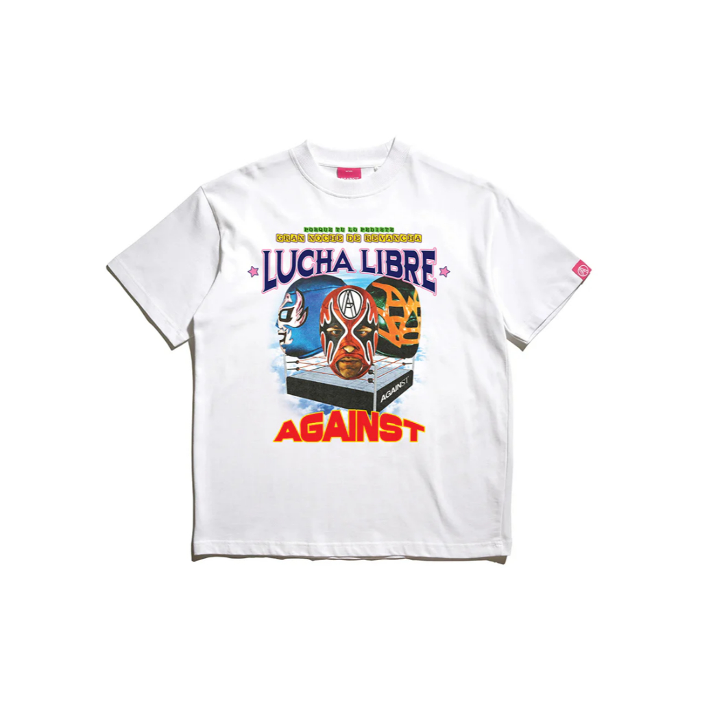 AGAINST LAB LUCHA LIBRE TOUR TEE WHITE | Shopee Malaysia