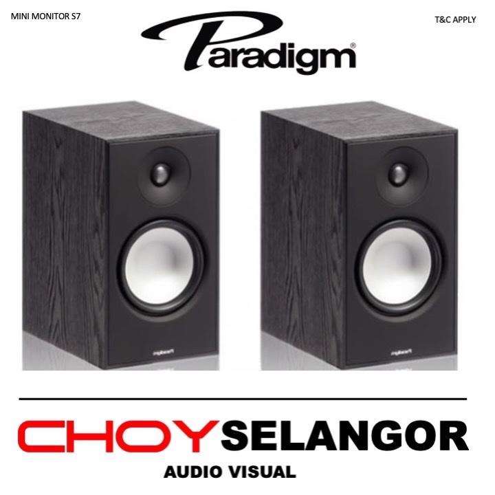 Paradigm Mini Monitor S7 Bookshelf Speakers | Shopee Malaysia