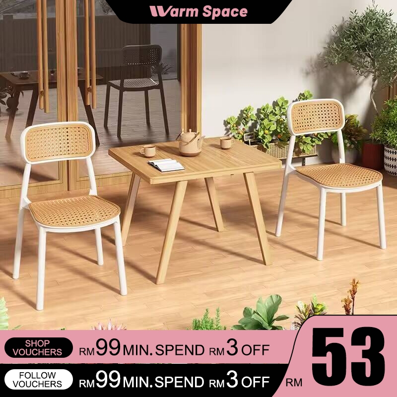 Garden Chair Rattan Chair Balcony Chair with PP Outdoor Chair Plastic ...