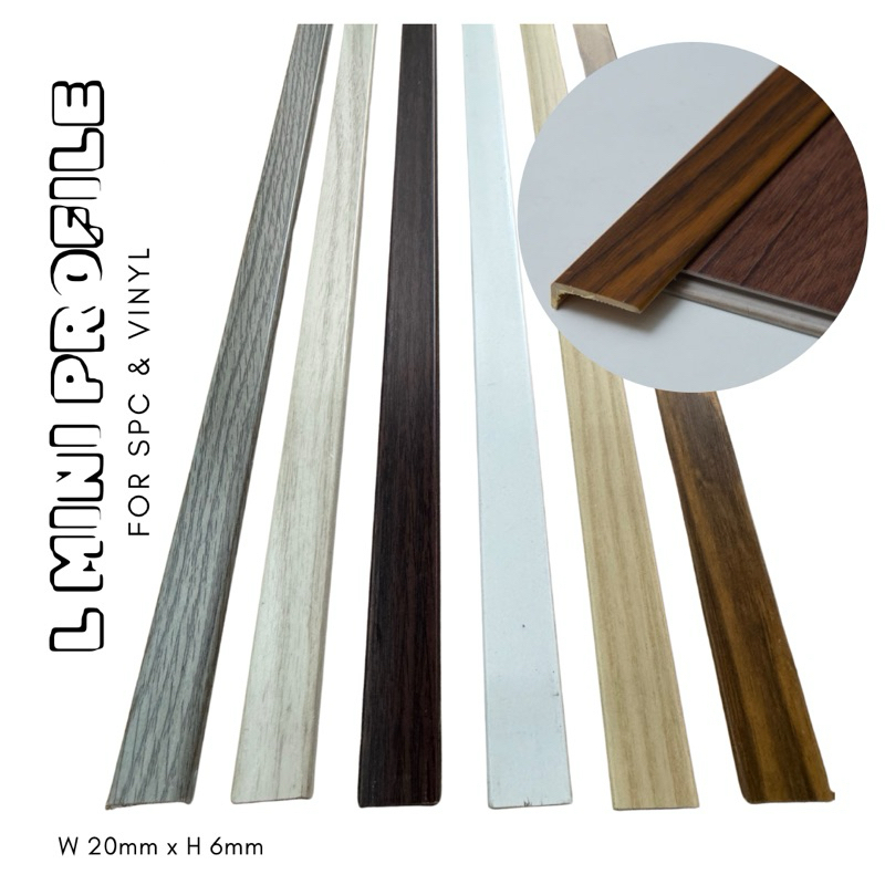 L MINI (CPSD) PROFILE - SPC & VINYL (20mm x 6mm) | Shopee Malaysia