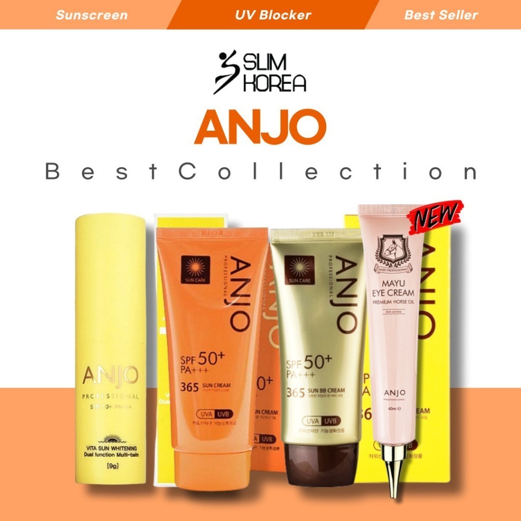 ORIGINAL ANJO Professional Sunscreen SPF 50+ PA+++ 365 Sun Cream 70g ...
