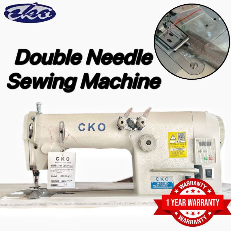 High Speed Double Needle Chain Stitch Sewing machine / Two Needle ...
