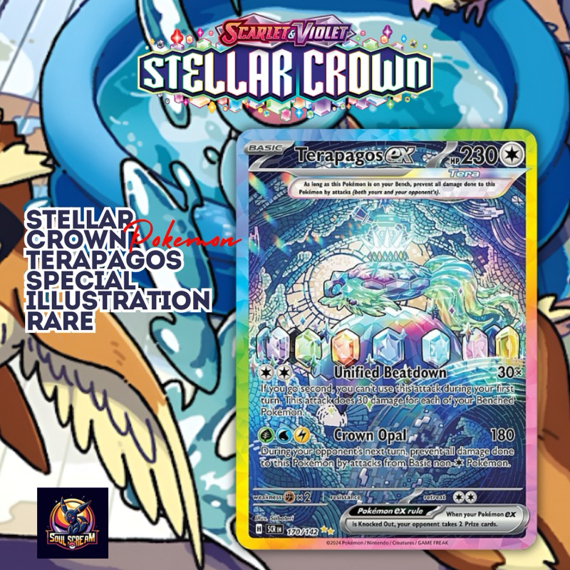 Pokemon TCG Terapagos SIR 170/142 Stellar Crown | Shopee Malaysia