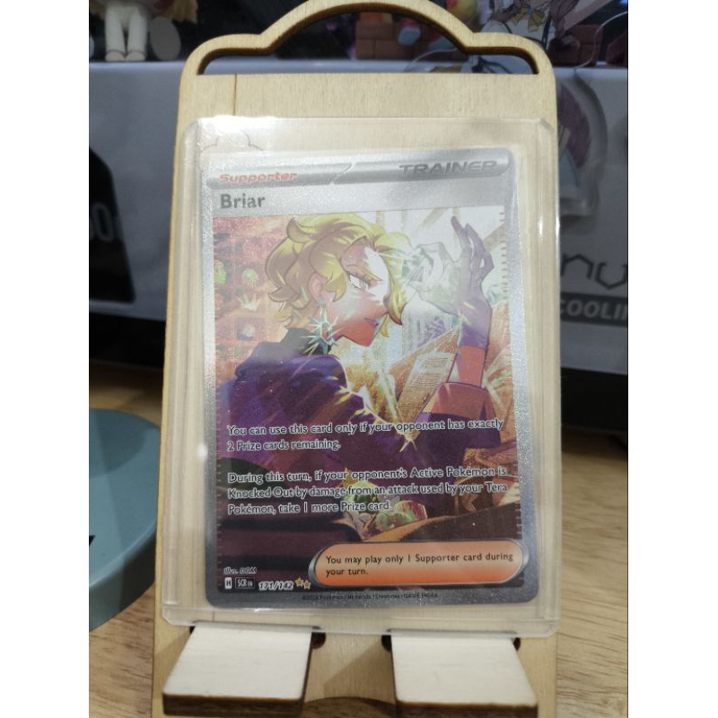 [ORI] SIR Briar Supporter SCR 171/142 Pokemon PTCG SV7 Stellar Crown Special Illustration Rare ...