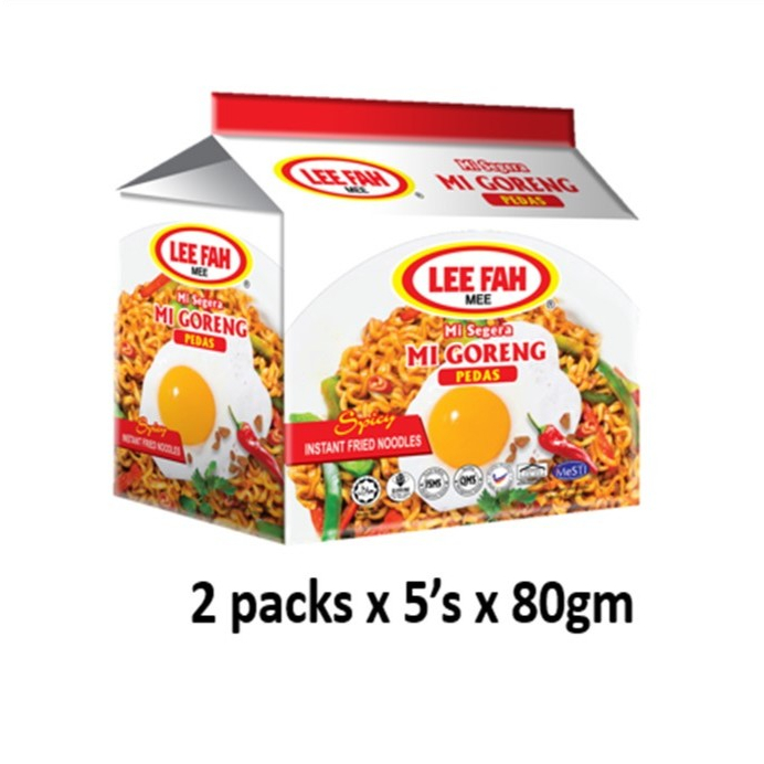Lee Fah Mee Mi Goreng Pedas Flavour 2 x 5's x 80gm | Shopee Malaysia