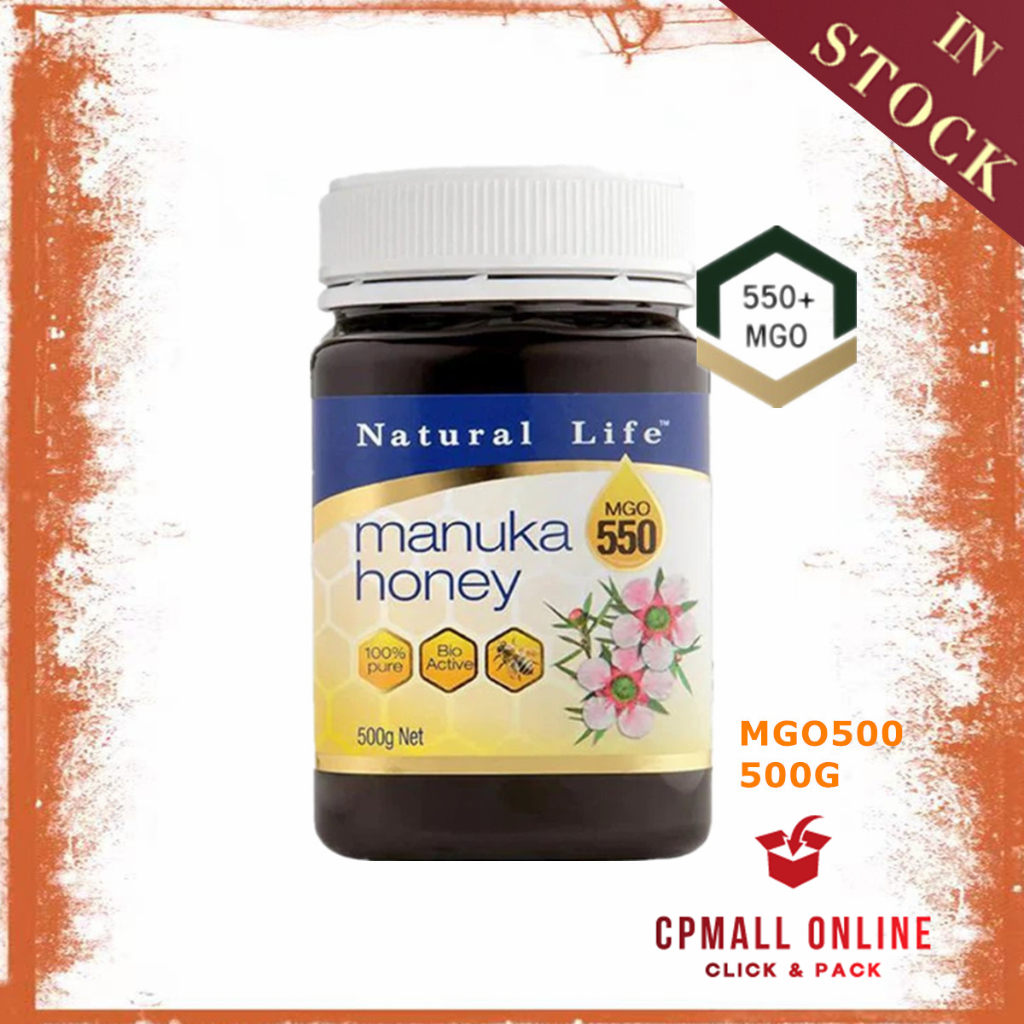 [Expiry Date: 05/2028] Natural Life Manuka Honey MGO 550 蜂蜜 UMF 16 ( 500g ) ( Made in Australia ...