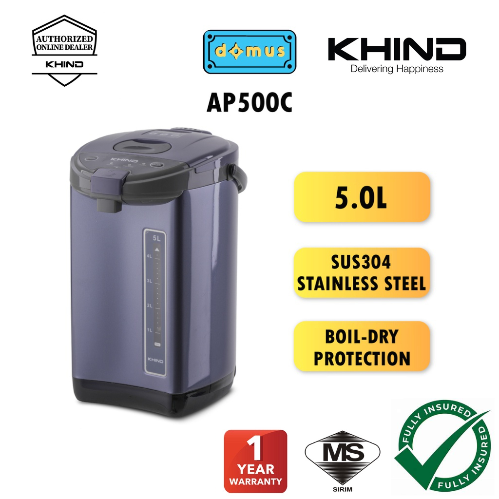 Khind Thermo Pot Water Dispenser 5.0L Pemanas Air Elektrik 熱水壺電熱水壺 ...