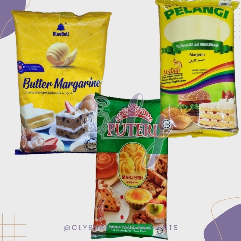 Bluebell Marjerin/Seri Pelangi Marjerin/Puteri Marjerin Margarine 1kg ...