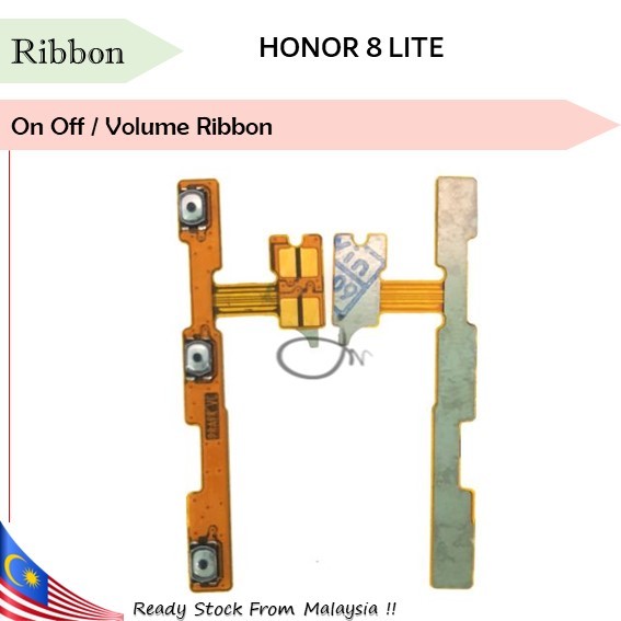 On Off/Volume Ribbon for HW HONOR 8LITE/8 PRO/8S/8X/8X MAX Power On Off ...