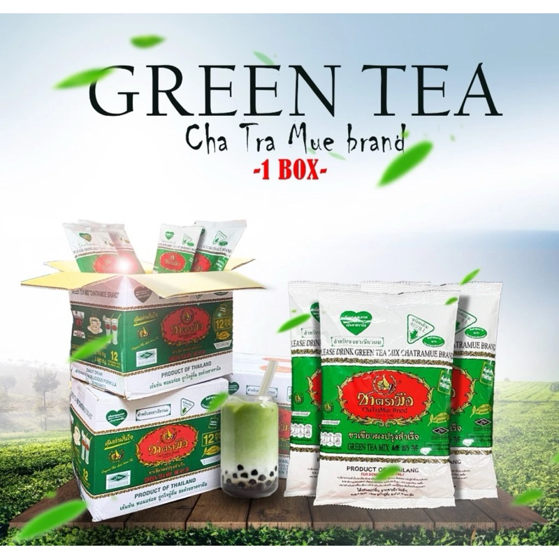 Teh Hijau Daun Original Brand ChaTraMue Matcha Tea Powder Leaf Green ...