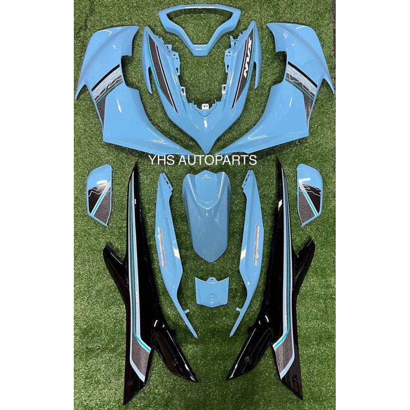 Coverset NVX V2 NVX155 V2 Sky Blue Standard Design | Shopee Malaysia