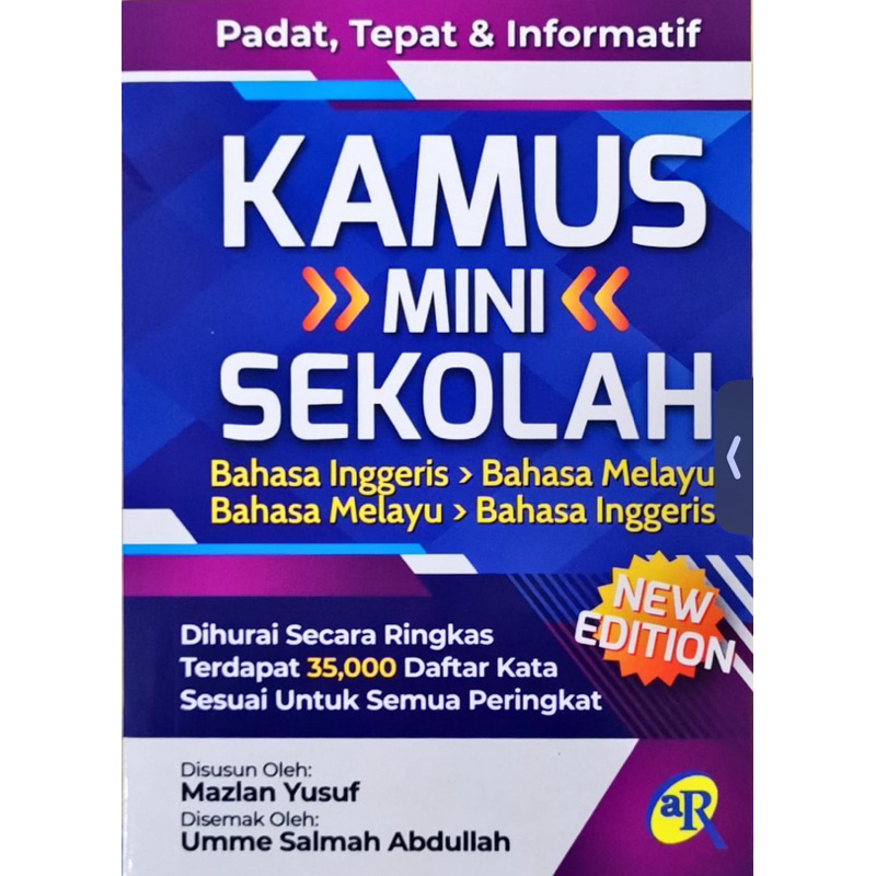 KAMUS MINI SEKOLAH (BI – BM / BM – BI) N/EDIT- ARP | Shopee Malaysia
