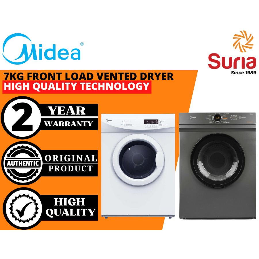 (Free Delivery Kedah Penang & Perlis)Midea 7kg Vented Clothes Dryer ...