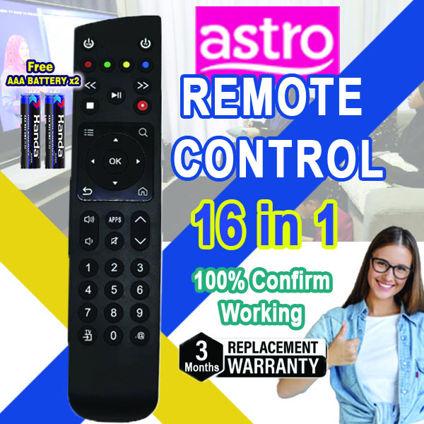 UNIVERSAL ASTRO Remote Astro ultra box Astro Remote Control 16 In 1 ...