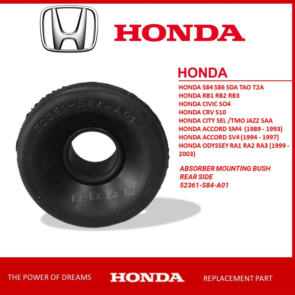 [4 IN 1]- REAR ABSORBER MOUNTING BUSH FOR HONDA ACCORD S84 S86 SDA TAO ...