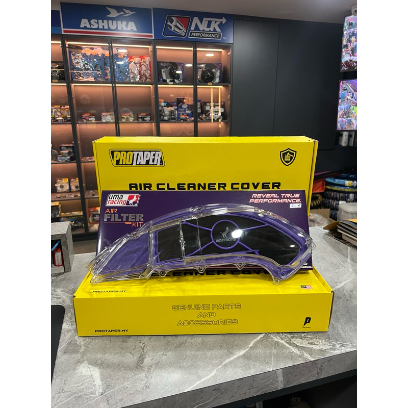 PROTAPER AIR FILTER COVER TRANSPARENT AND SMOKE NVX V1 V2 NMAX V2 PCX ...