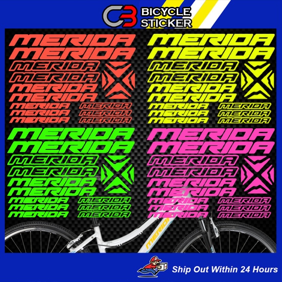 MERIDA BICYCLE STICKER MERIDA STICKER / SB31 | Shopee Malaysia