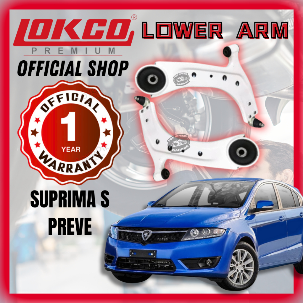 LOKCO ® PREMIUM Lower Arm Proton PREVE Front [Left + Right] | Shopee ...