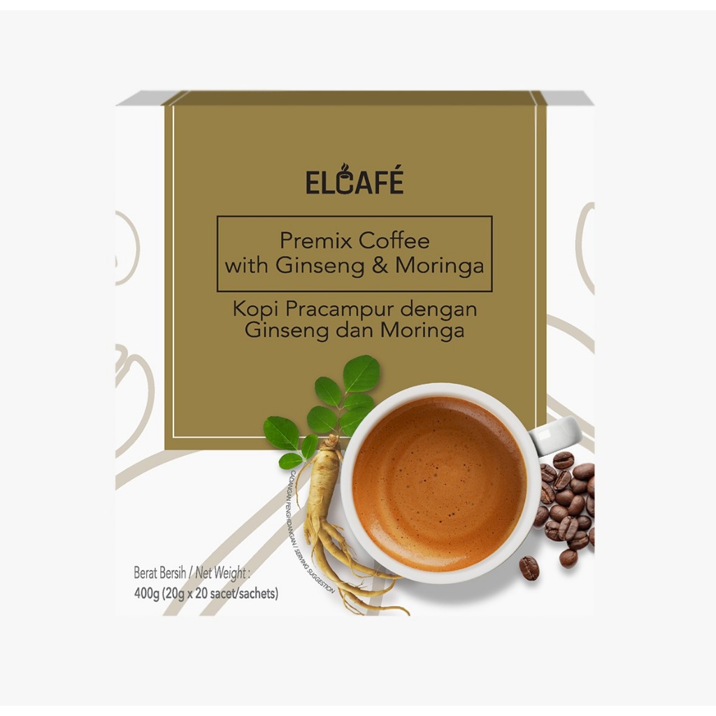 ELKEN Elcafe Ginseng - 20G X 20S | Shopee Malaysia