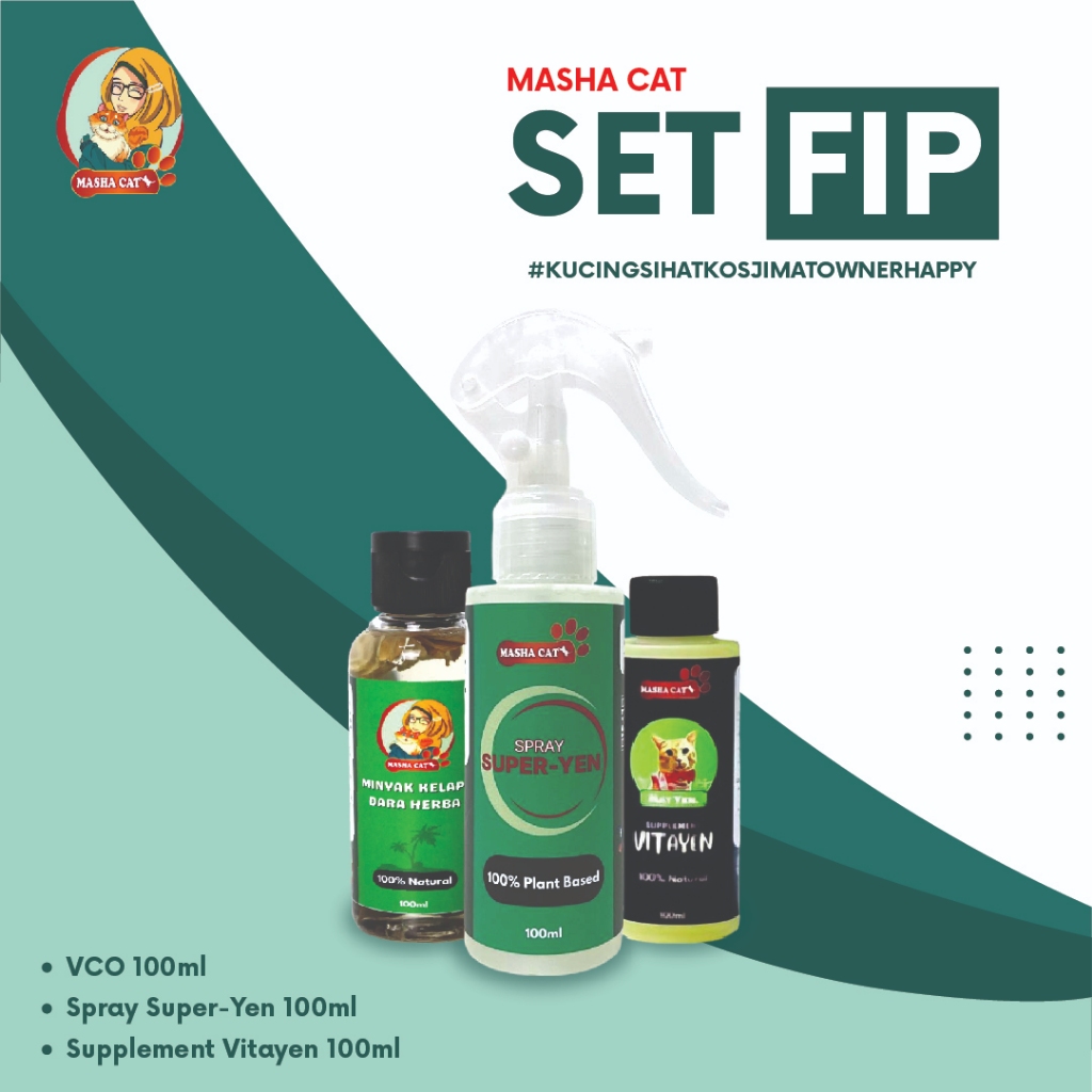 Set Penawar FIP (Masha Cat) | Shopee Malaysia