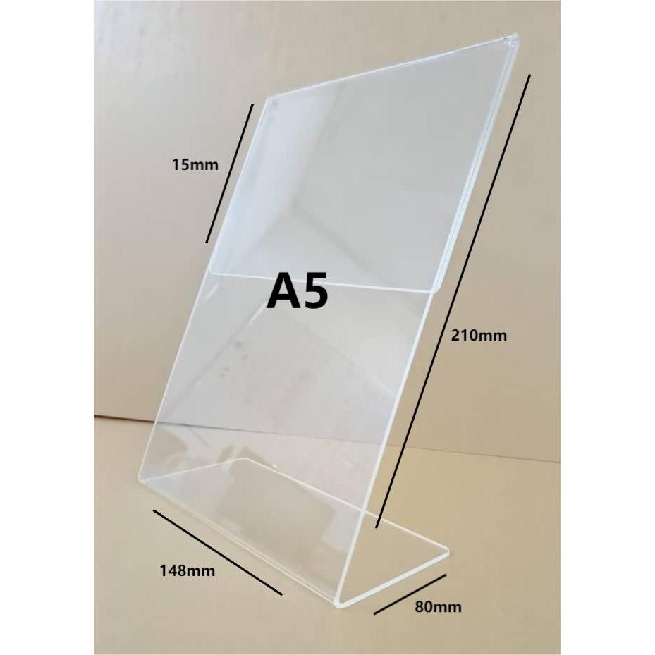 Acrylic L Shape Display Stand A4,A5,A6 Size/Acrylic Displsy Stand ...
